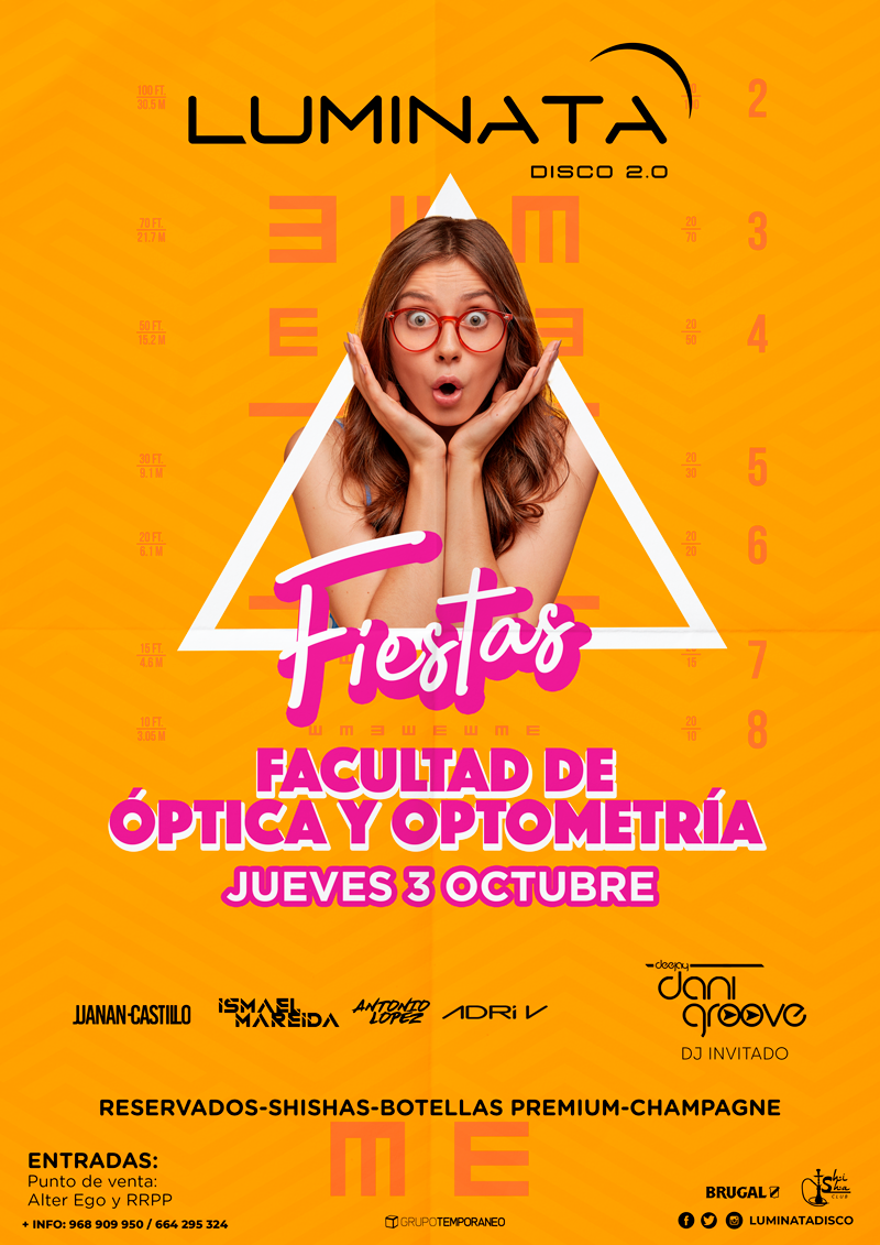 2019/10/03 Fiesta Facultad de Óptica y Optometría | Grupo Temporaneo